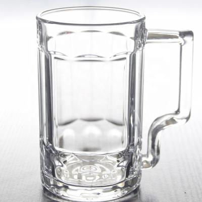 China The European Sell like Hot Cakes Single Wall Beer Clear Glass Cup for sale
