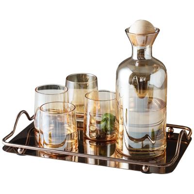 China Luxury Transparent Creative Personality Grape Wine Dispenser High-end Wine Sets for sale