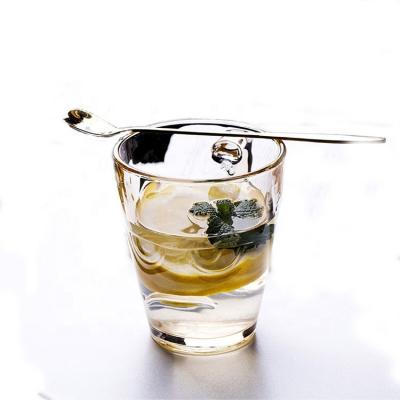 China Simple smiling handle mug modern style tea cup water milk clear glass cup for sale