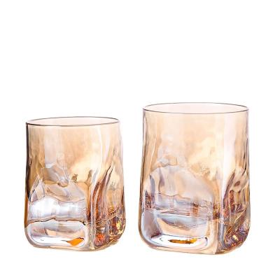 China Crystal Whiskey Mug Rocks Glasses Tumbler Drinking Wine Glass Cup Paper Carton Transparent Clear High Standard 400g SB0119-14 for sale