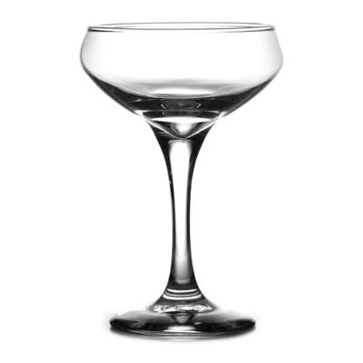 China luxury customized hand blown transparent crystal martini Perception Cocktail Coupe vintage wine goblet bottle glass cup for sale
