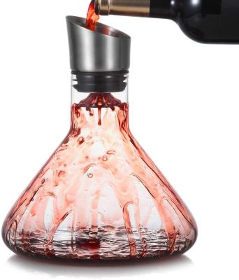 China large transparent crystal liquor perfume wine whiskey glass decanter for sale