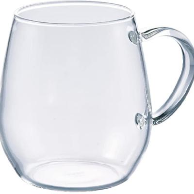 China Wholesale high borosilicate Handle For  Hot Coffee Tea Glass Cup for sale