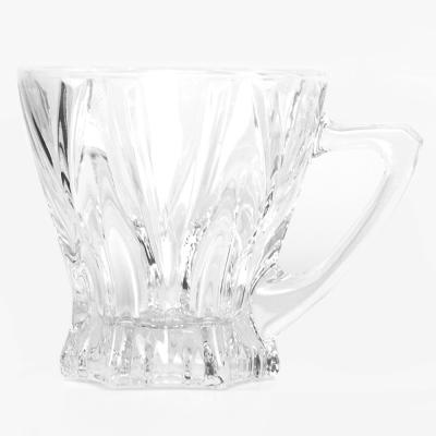 China Amazon hot sale creation small clear single wall personalized tea glass cups for sale