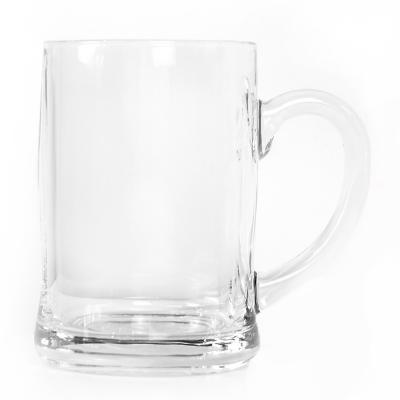 China Amazon hot sale reusable smooth ice fashion clear glass drinking cup for sale