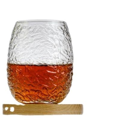 China Japanese style Heat Resistant Handmade Glass Drink Juice Milk Cup for sale