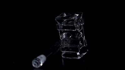 China 3D three-dimensional hammer high borosilicate glass creativity decanter bottle whiskey dispenser for sale