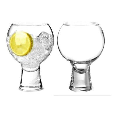 China Gin Goblet Glasses Transparent Short Stem Elegant Wine Custom Logo Modern Provide Sample Service Transparent Color 5000 CN;JIA for sale