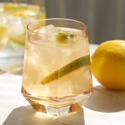 China 300ML European-Style Crystal Drawing Wine Whiskey Beer Tea Spirits Brandy Glass for sale