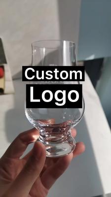 China Custom Ins  Drink Cup 420ml  Sparkling water glass Tall crystal beverage glass for sale
