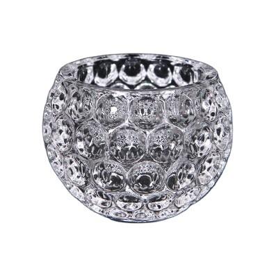 China New creative hotpot restaurant personality dry ice tableware feature glass dish plate for sale