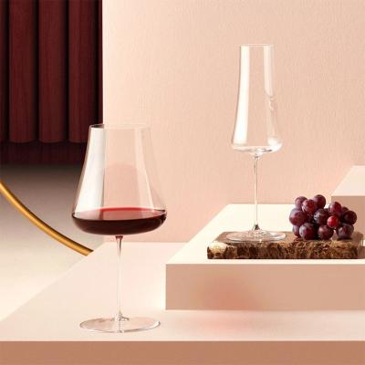 China amazon top seller tulip Crystal Bordeaux wine glass Champagne goblet for sale