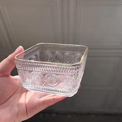 China European glass candy jar clear jewelry box dried fruit snacks storage jars for wedding Christmas for sale
