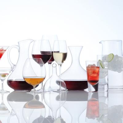 China 420ml Single wall  Straight fruit juice wine tea Transparent round mouth glass cup for sale