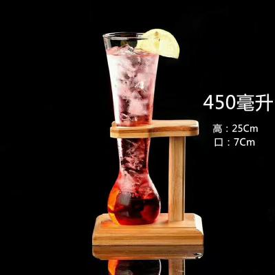 China Malt beer glass crystal glass drink mug 450-650ml large capacity creative bar glass cup for sale