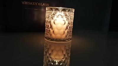 China Wholesale Ins style retro relief dot creative shape empty Glass Candle Jar for sale