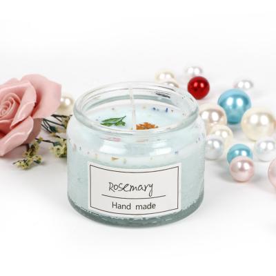 China wholesale frosted fancy colored high quality cloche clear domed glass candle jar for sale