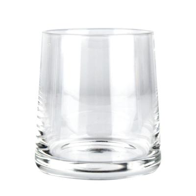 China JoeForG Nordic Simple Style Trapezoidal Aromatherapy  Glass Candle Jar for sale