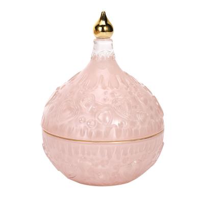 China JoeForG Nordic Simple Design Scented Candle Jar Ornament With Cover for sale