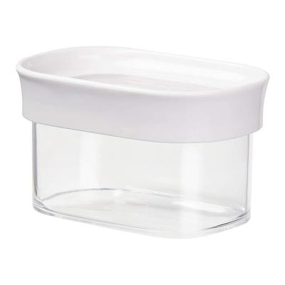 China Amazon hot sale lid Antiskid plastic ring food carots jars sealed pots glass for sale