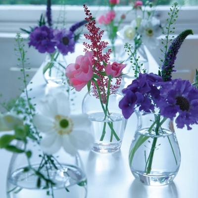 China Nordic style decoration vase flower crystal glass vase home decoration vase for sale