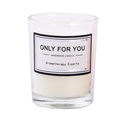 China 8oz black Simple modern light luxury round bottom black empty candle jars color for sale