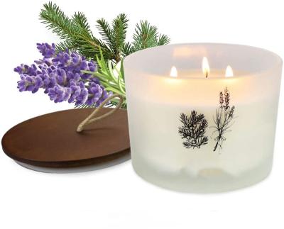 China Tumblers Candle Jars White Lids Wide Glass Thick Wall Matte Dome Frosted Rose Christmas Black White Glass Candle Holder Gold for sale