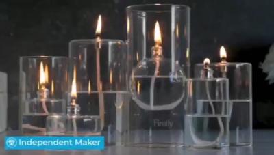 China frosted luxury cone oil lampe pour bougie huilelampe containers de vidrio velas colored glass candle jars , candle vessels for sale