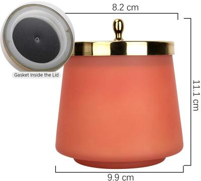 China Wholesale Candle Holder Candle Jar Customizable Logo Recycle Glass Canada Home Decoration Christmas Durable Fashionable CN;JIA for sale