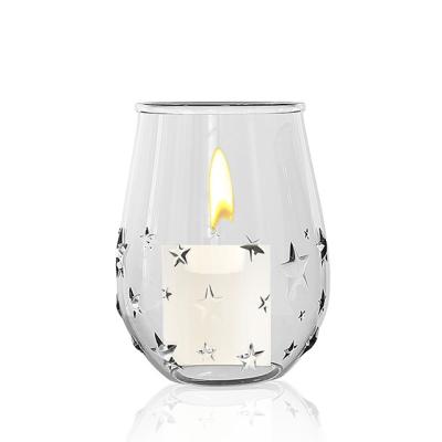 China JoeForG Amazon sell like hot cakes small 10 oz glass candle jars of Family Christmas party for sale
