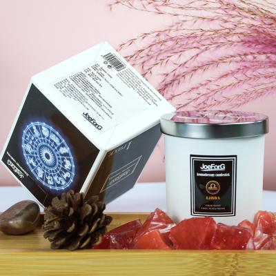China Luxury Glass Private Label Citta Vanilla Fragrances Soy Wax Scented Candle Weeding Scent In Bulk for sale