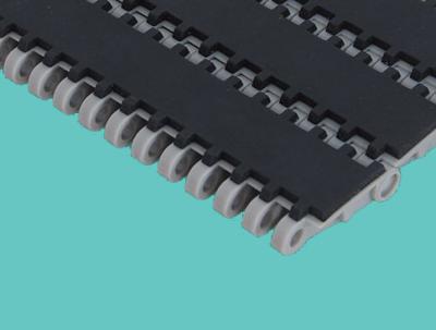 Китай ZY900FT-R2 Пластиковые модульные ленты для пищевой промышленности с плоской поверхностью и резиновым фрикционным покрытием для конвейеров продается