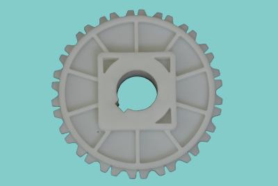 EL PIÑÓN MODULAR TERMOPLÁSTICO S900 DE LA CORREA DE LA SERIE S900 IMPULSOR RODILLO EL COLOR BLANCO DE LOS MATERIALES PA6 DE LAS RUEDAS LOCAS