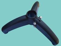 China CONVEYOR SUPPORT BASES TRIPOD BIPOD POLYAMIDE MATERIALS CONVEYOR COMPONENTS for sale