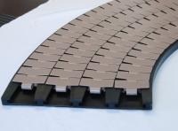 China SIDE FLEX CHAIN CORNER TRACKS FOR TAB CHAINS AND MULTI-FLEX CHAINS MATERIALS PA6 BLACK for sale