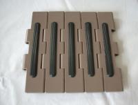 China Flat top chains LF880TAB CONVEYOR CHAINS WITH RUBBER INSERTS derin chains food grade for sale