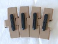 China LF880TAB-RT K325 FLAT TOP PLASTIC CHAIN SIDE FLEXING PLATE TOP CHAINS ACETAL BROWN for sale