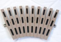 China LF880-RT-TAB PLASTIC FLAT TOP CONVEYOR CHAINS WITH RUBBER INSERTS RUBBER FRICTION CONVEYOR CHAINS for sale