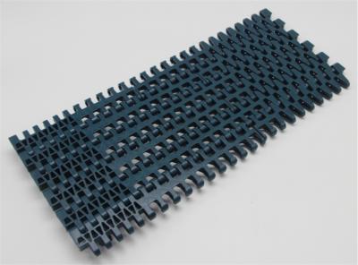 China 1255 plastic radius conveyor modular belts, sideflex modular belts for sale