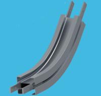 China side flex conveyor curves corner tracks for modular aluminium systems for sale