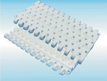 China ZY2530PT PLASTIC PERFORATED CONVEYOR MODULAR BELTS FLAT TOP BELTS WITH OPEN AREA MATERIALS PP POM ACETAL FDA FOOD GRADE for sale