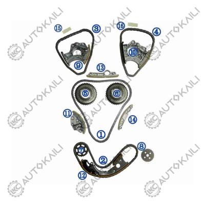 Cina Kit di catena di cronometraggio per AUDI/VW A6L 4XL/C7 CLXB 150KW 2.5L 12-16 06E109465BC 108L in vendita