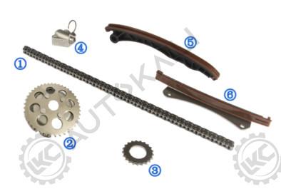 China Kit de cadenas de tiempo para OPEL VAUXHALL CORSA E 15-ON 1.3 B13DTC en venta