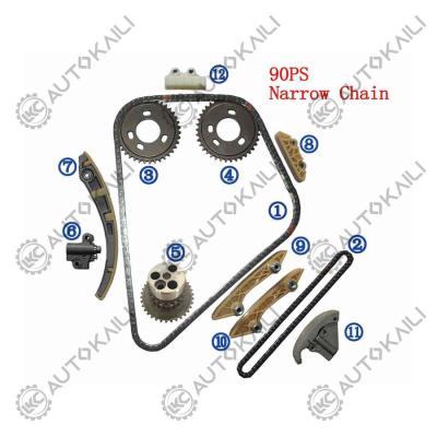 China Plastic PA66 / PA46 Timing Chain Kit For  Mondeo Mk III (B5Y)DI / TDDi / TDCi 2.0 00-03 for sale