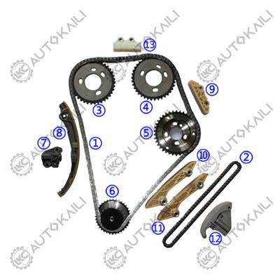 China Plastic PA66 / PA46 Timing Chain Kit For FORD TRANSIT Bus TDE Diesel  2.4T 01-06 for sale