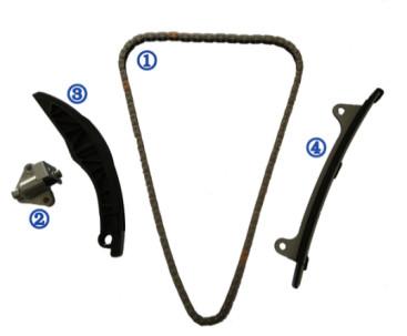 Cina Corredo a catena 24321-04000 122L 24410-04000 di sincronizzazione del motore di KIA HYUNDAI G3LA in vendita