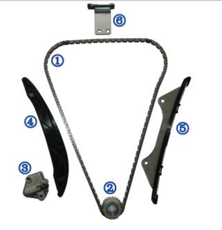 China Plastic PA66 / PA46 Timing Chain Kit For BUICK ECOTEC Petrol LFF 1.4T 14-18 for sale