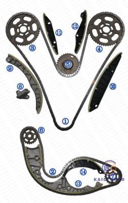 China Corrente Kit For AUDI VW TOUAREG Q5 Q7 A4 A5 A6 A7 A8 3.0TDI 059109229S do sincronismo do motor CRCA CJMA à venda