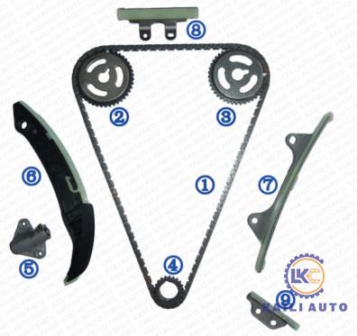 China Timingsketen uitrusting de Motor G4LA 1.2L 08-10 24321-03000 9*160L voor van HYUNDAI/KIA i10 (IA) i10 (PA) i20 (GB) i20 (Pb PBT) Te koop