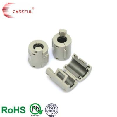 China NiZn Snap On Ferrite Split Core EMI Shield Round Cable Clamp SCRC SCNF for sale